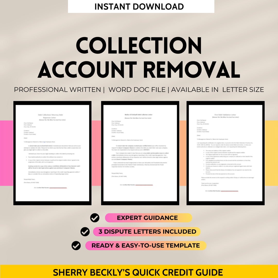 Credit Dispute Letter Template, Poor Bad Credit, Improve Credit Score ...