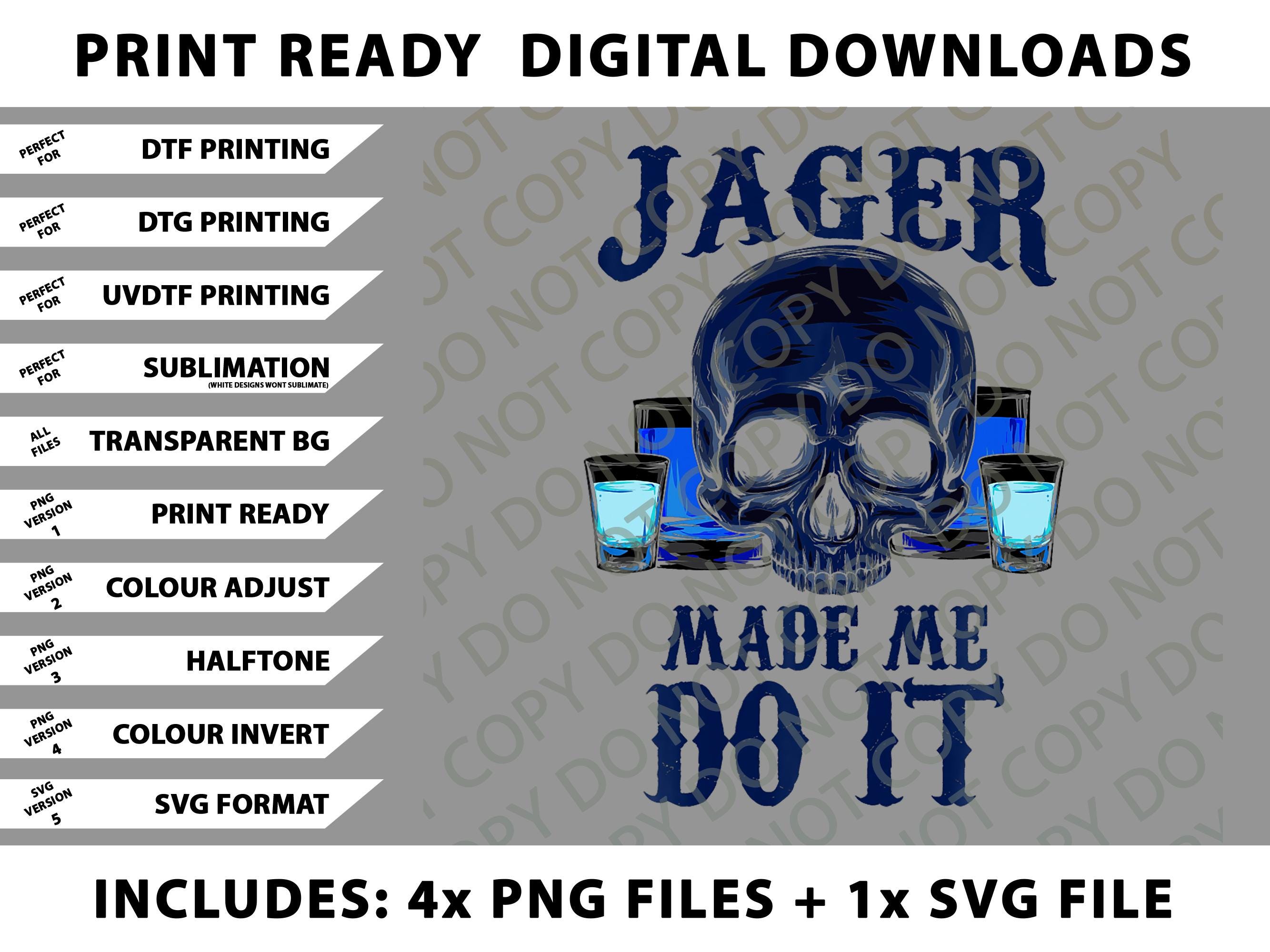 Funny Alcohol Jager Png Bundle, SVG Files, Digital Downloads - Etsy