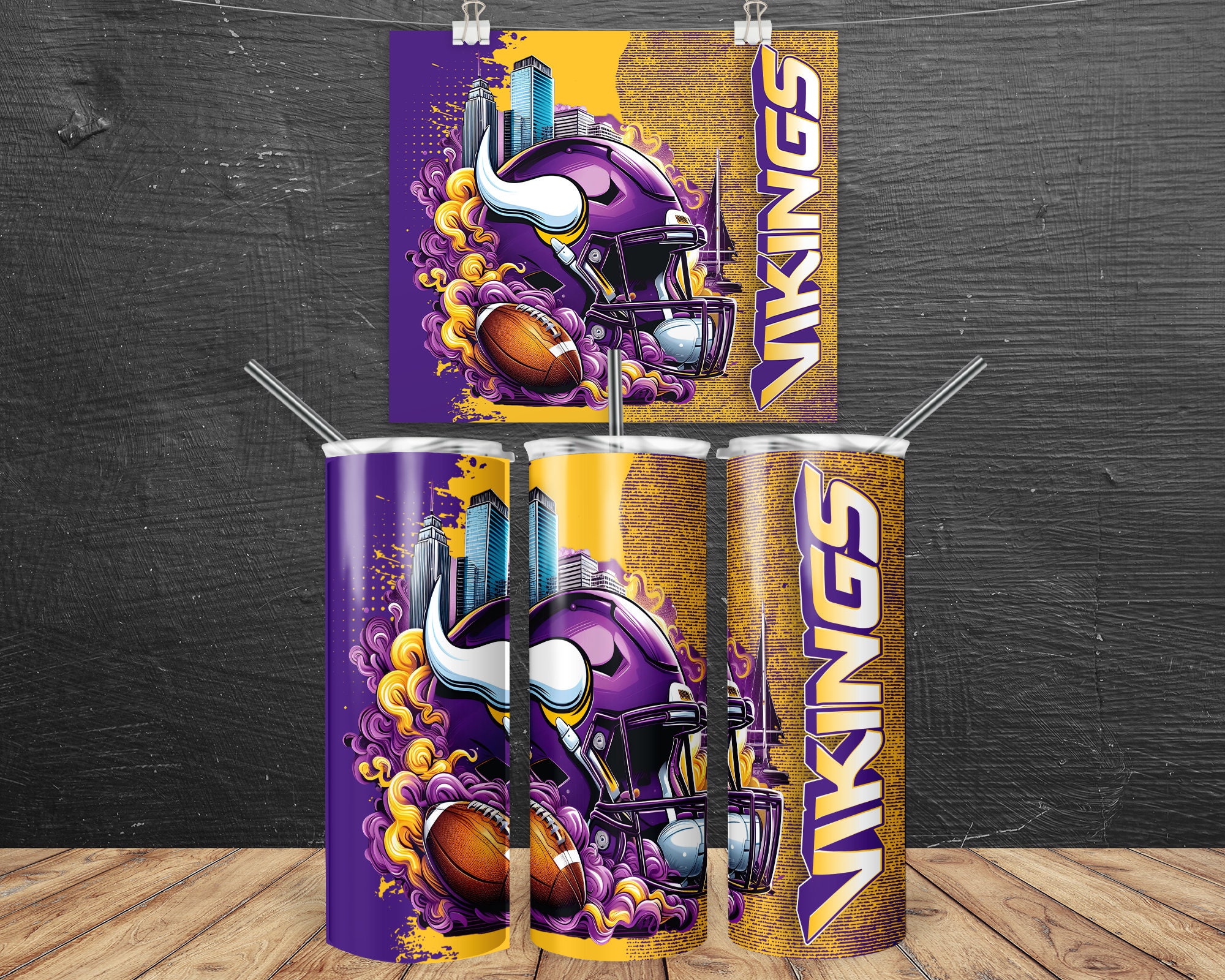 20oz Skinny Tumbler Wrap PNG, Sport 20oz Tumbler PNG, Mascot ...
