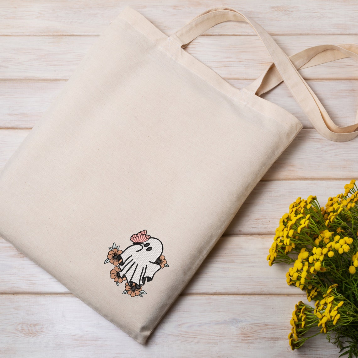 Retro Ghost Embroidery Design, Halloween Ghost Embroidery File, Trendy ...