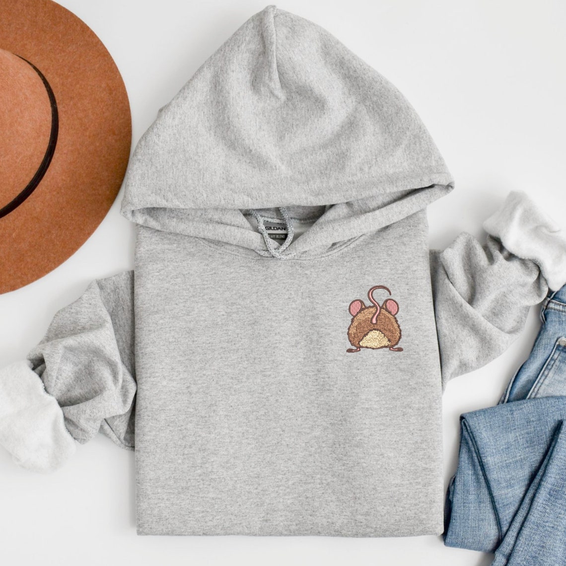 Mouse Embroidery Design, Cute Rat Embroidery File, Multiple Formats ...