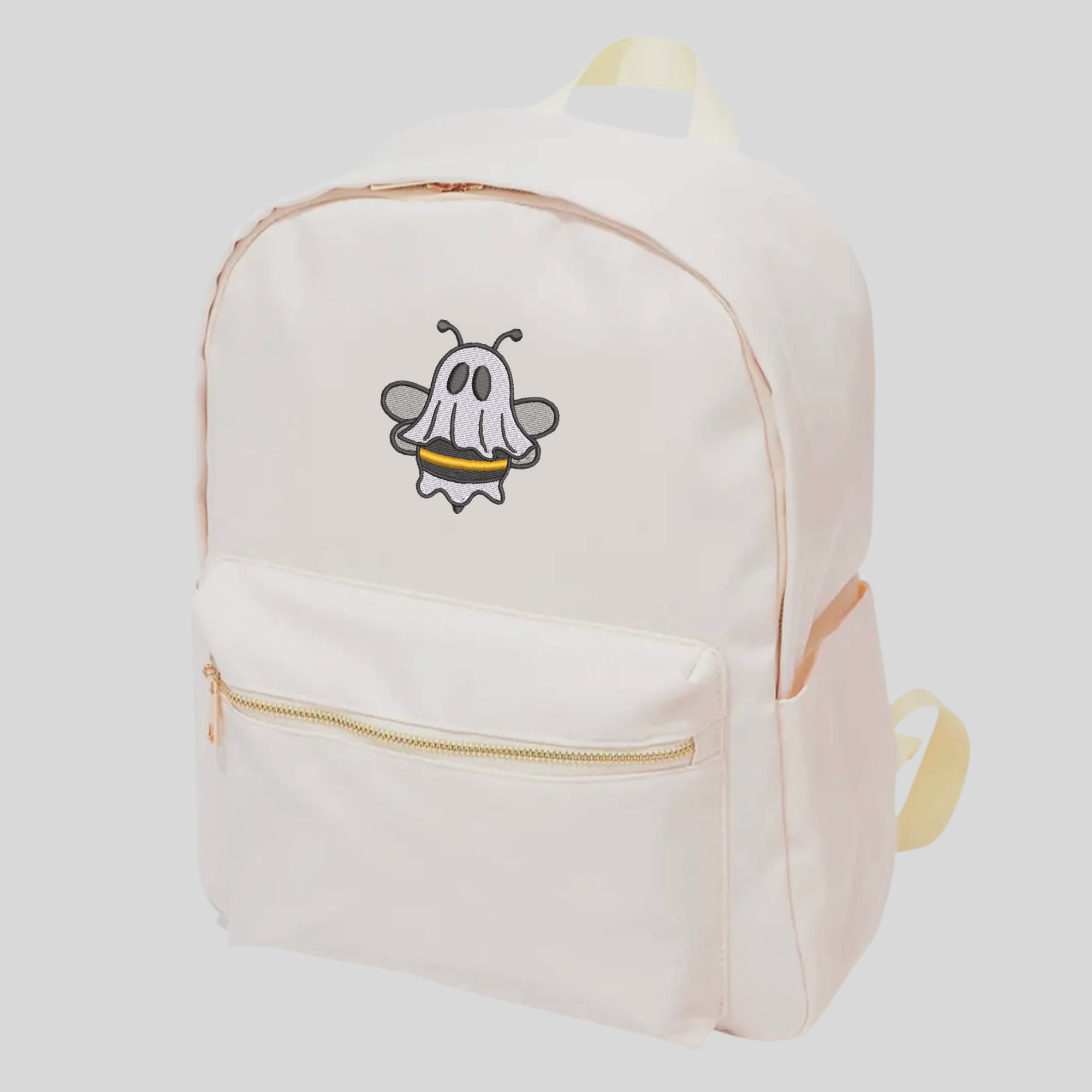 Spooky Ghost Embroidery Design, Bumblebee Ghost Embroidery File, Trendy ...