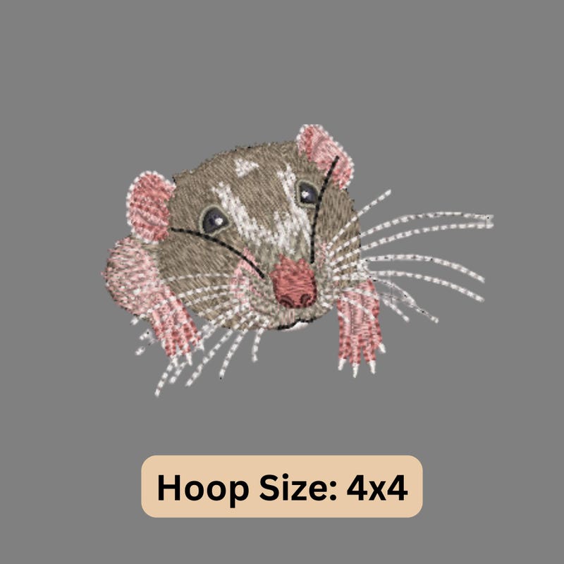 Rat Embroidery - Etsy