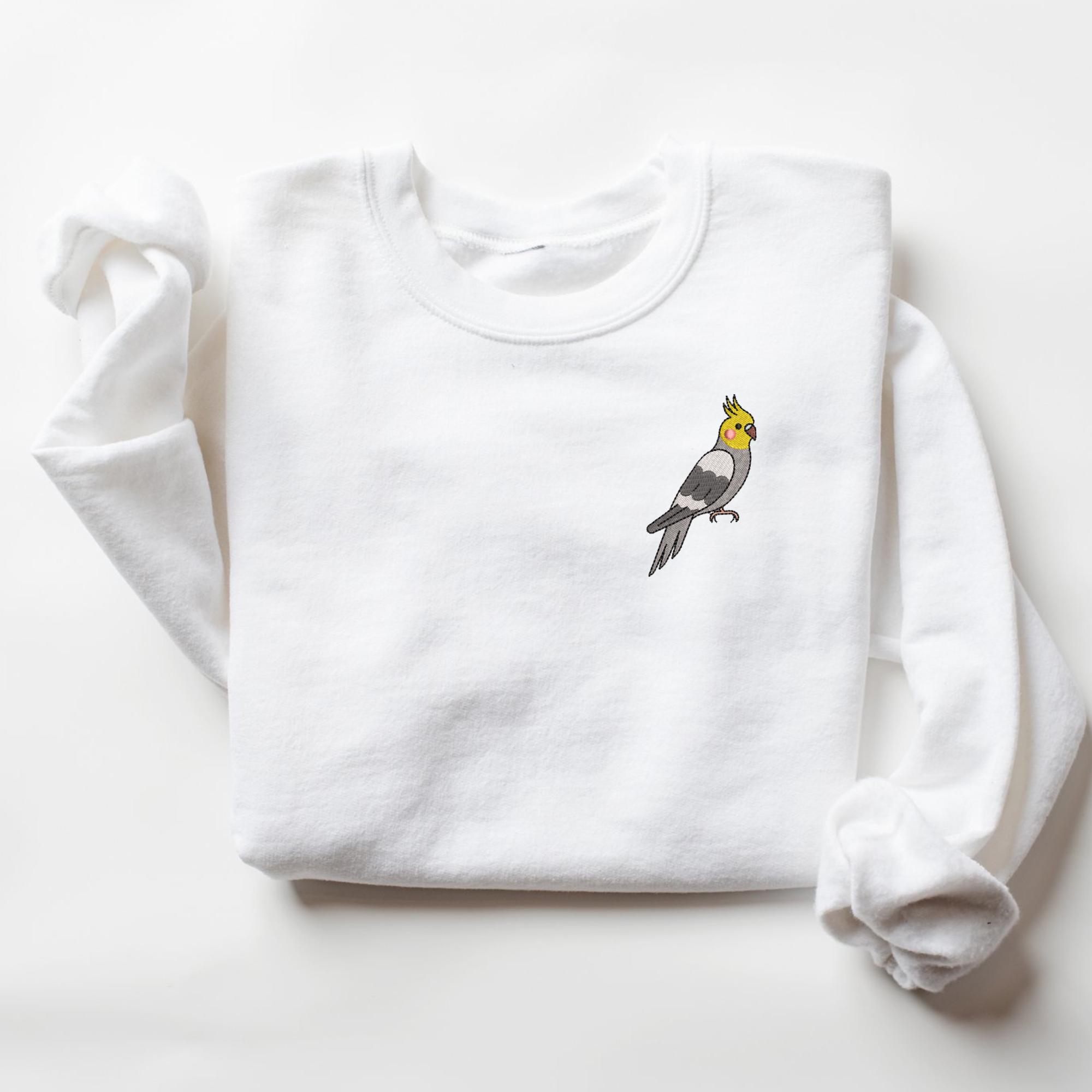 Cockatiel Embroidery Design, Tropical Bird Embroidery File, Exotic Pet ...