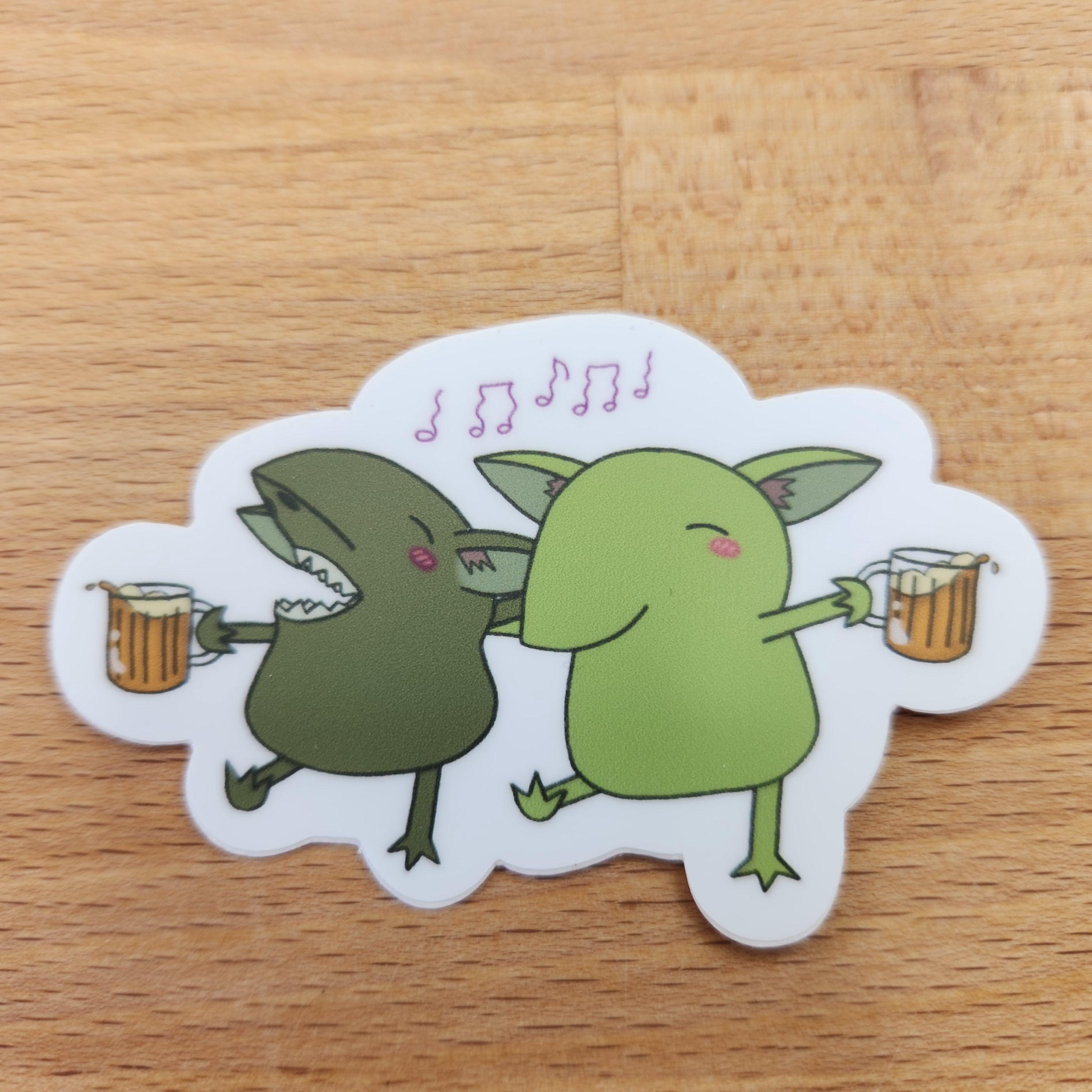 Toasty Tavern Goblins Sticker- Goblin Sticker- Fantasy Sticker - Etsy