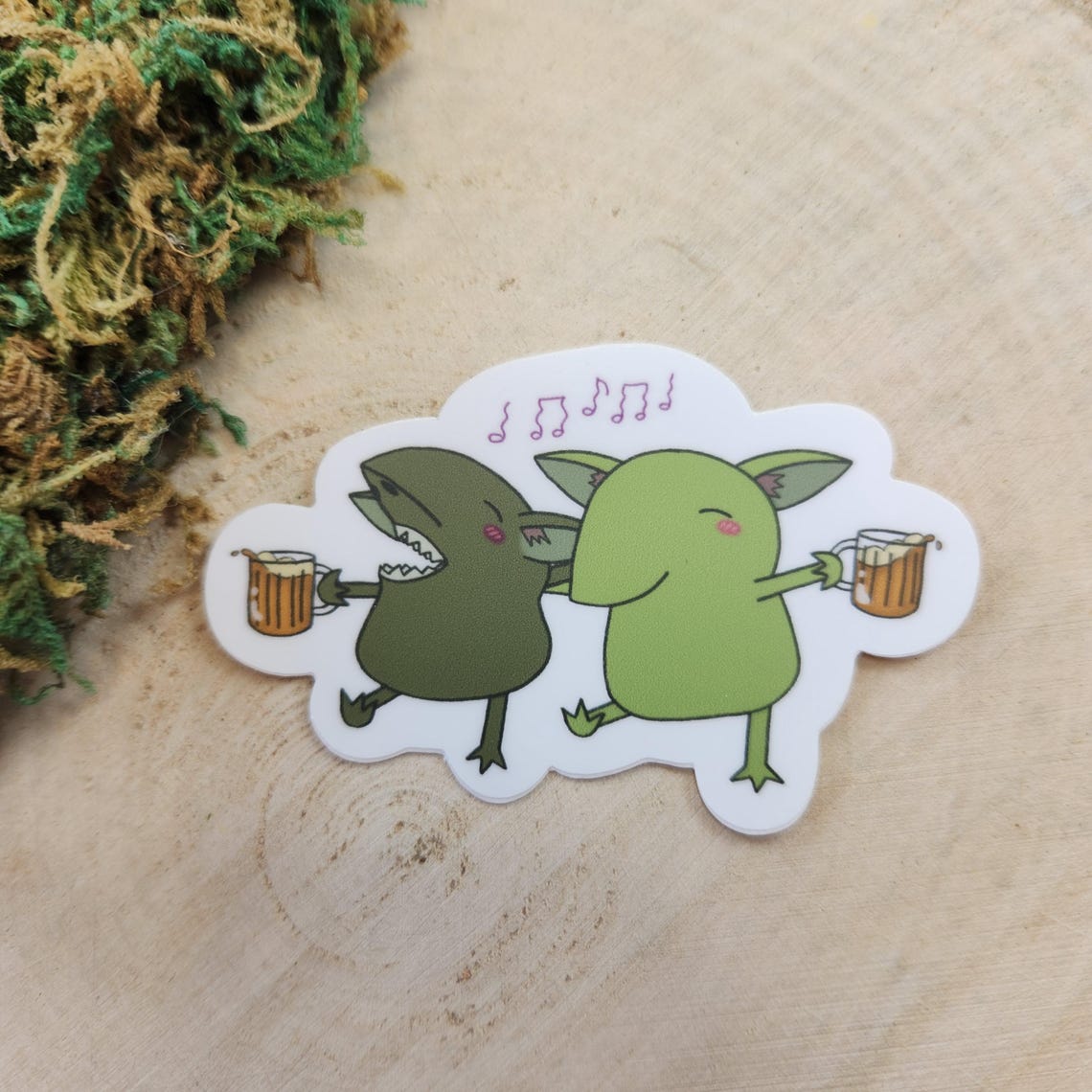 Toasty Tavern Goblins Sticker- Goblin Sticker- Fantasy Sticker - Etsy