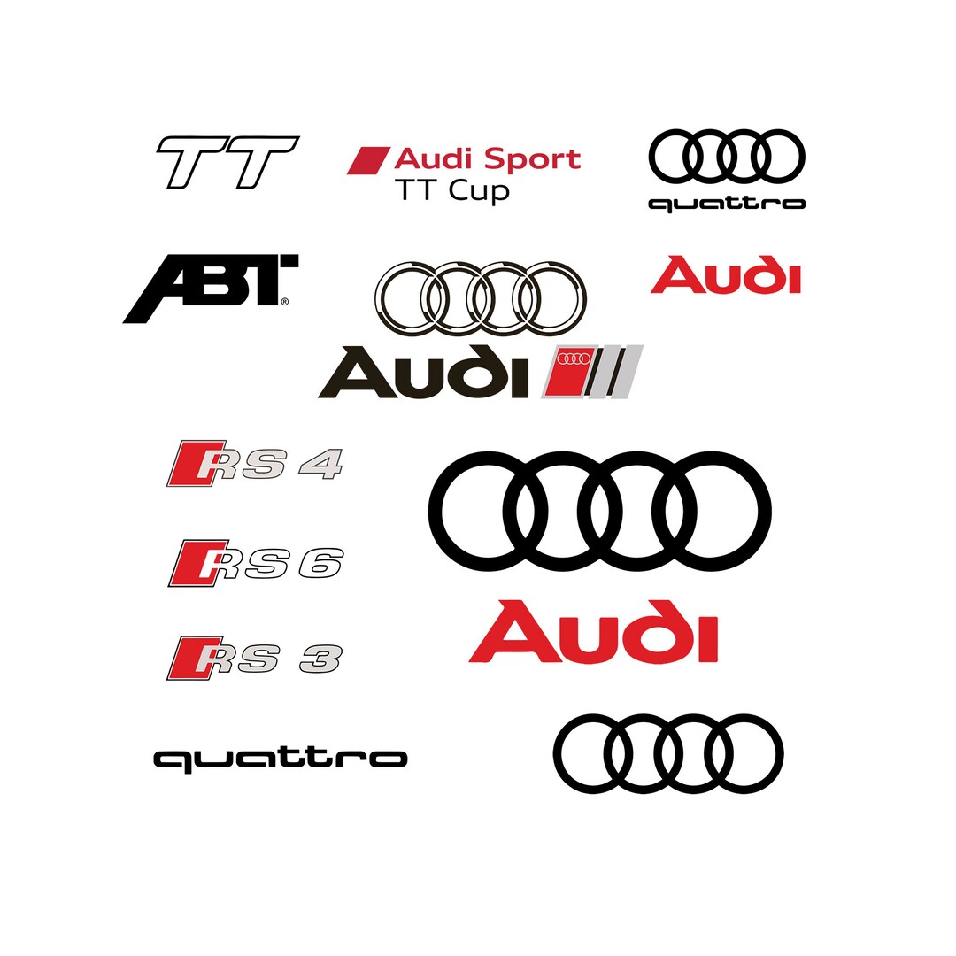 SVG Best Bundle Layered, Car Audi SVG for Cricut Logo Png Svg Pdf ...