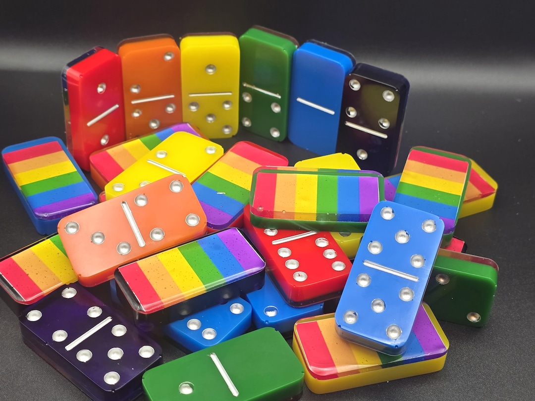 LGBTQIA+ Inspired Custom Dominoes - Etsy