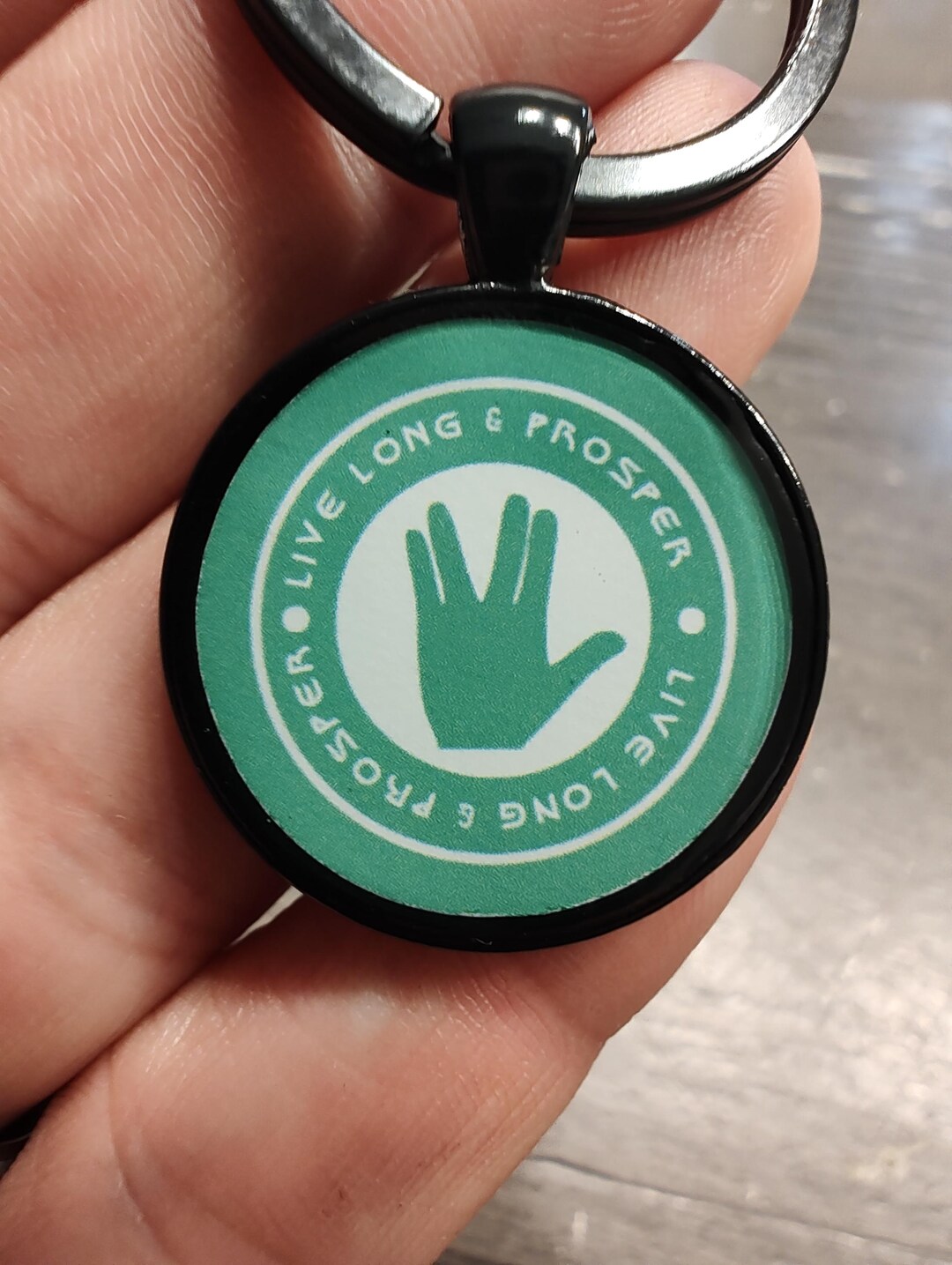 Star Trek Key Ring Live Long and Prosper Spock Quote Fan Merchandise - Etsy