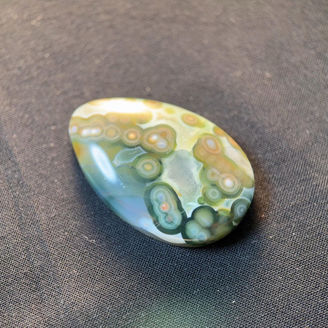 Old Stock Ocean Jasper Pocket Stone,pink Ocean Jasper, Raw Ocean Jasper ...