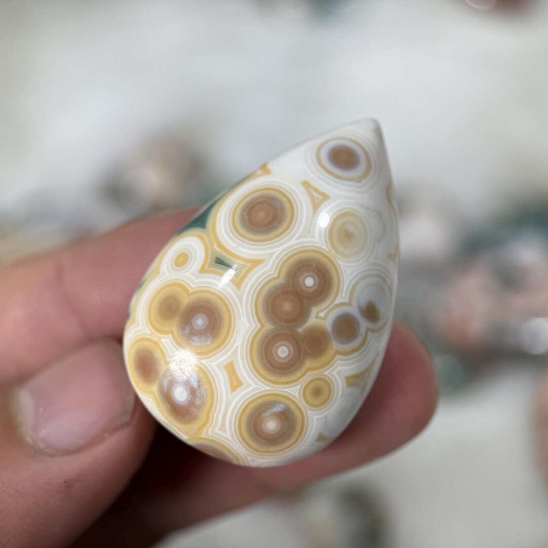 Old Stock Ocean Jasper Pocket Stone,pink Ocean Jasper, Raw Ocean Jasper ...