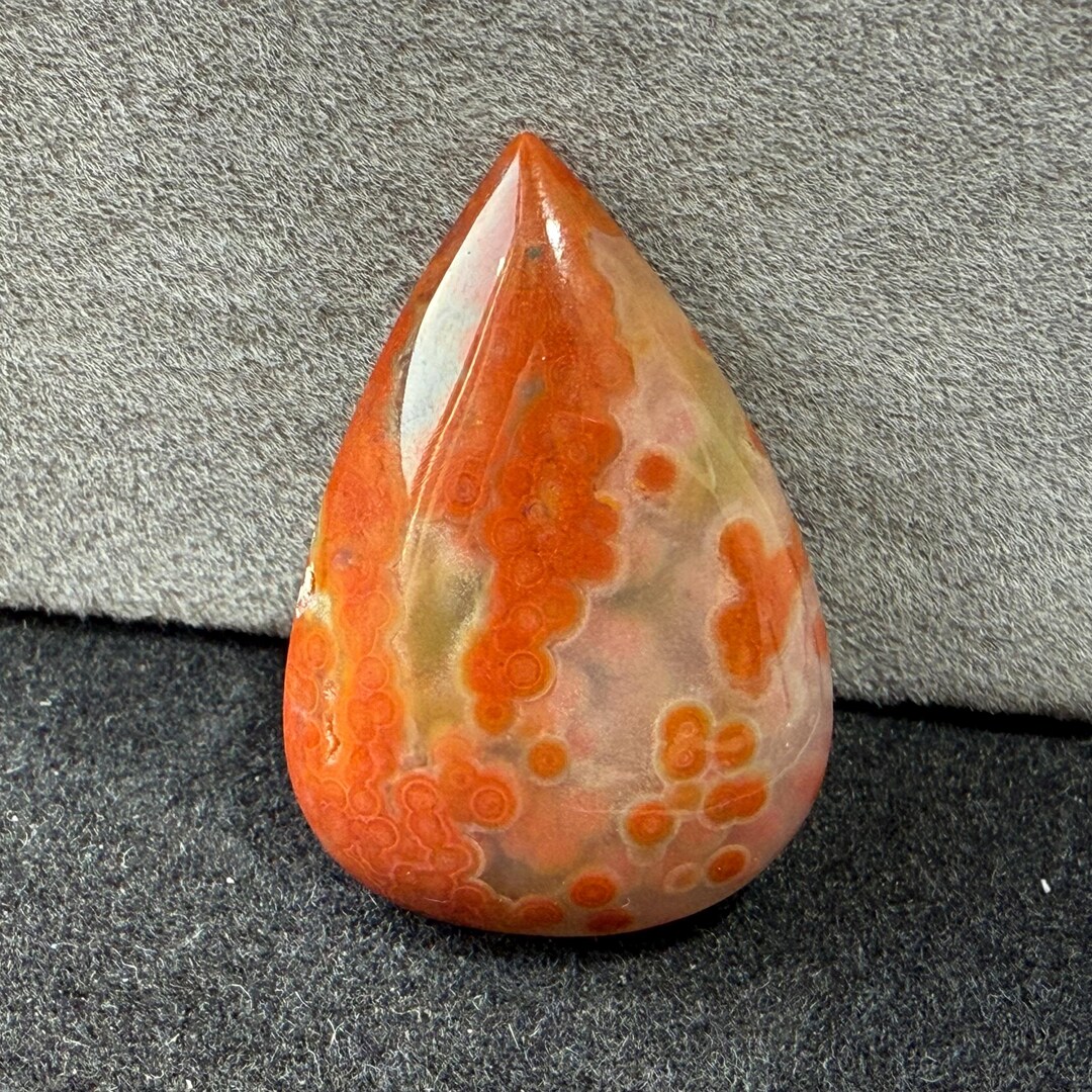 Old Stock Ocean Jasper Pendant,ocean Jasper Gemstone,pink Ocean Jasper ...