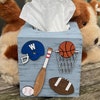 Football Tissue Box Cover - Etsy