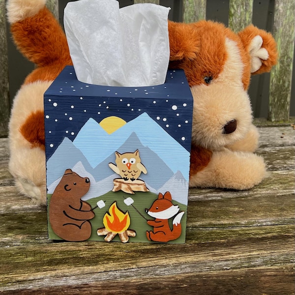 Animal Tissue Box - Etsy