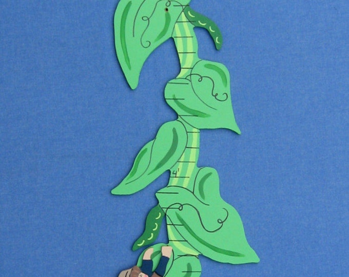 JACK AND THE BEANSTALK GROWTH CHART\/MURAL by STORYTIME WALLS - Etsy