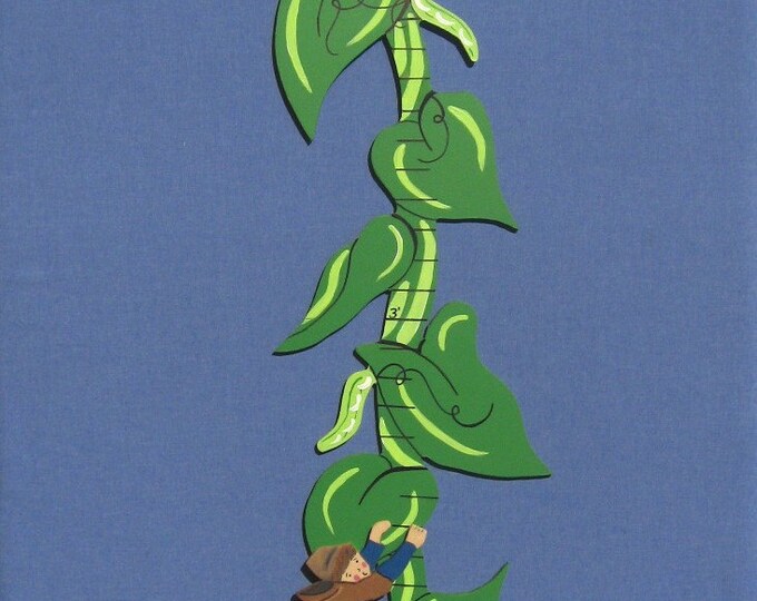 JACK AND THE BEANSTALK GROWTH CHART\/MURAL by STORYTIME WALLS - Etsy