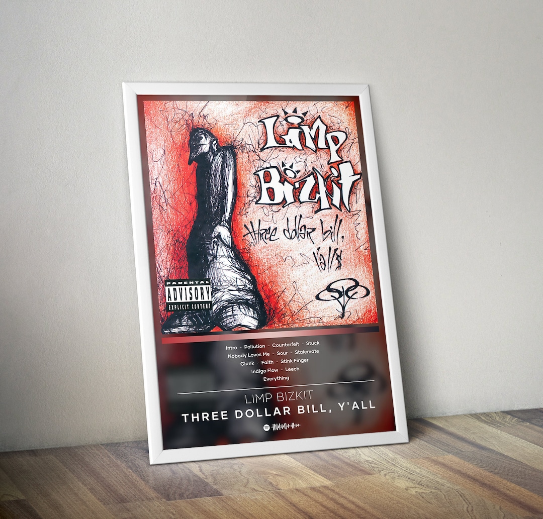 Limp Bizkit Poster Print Three Dollar Bill, Y'all Poster Album Poster ...