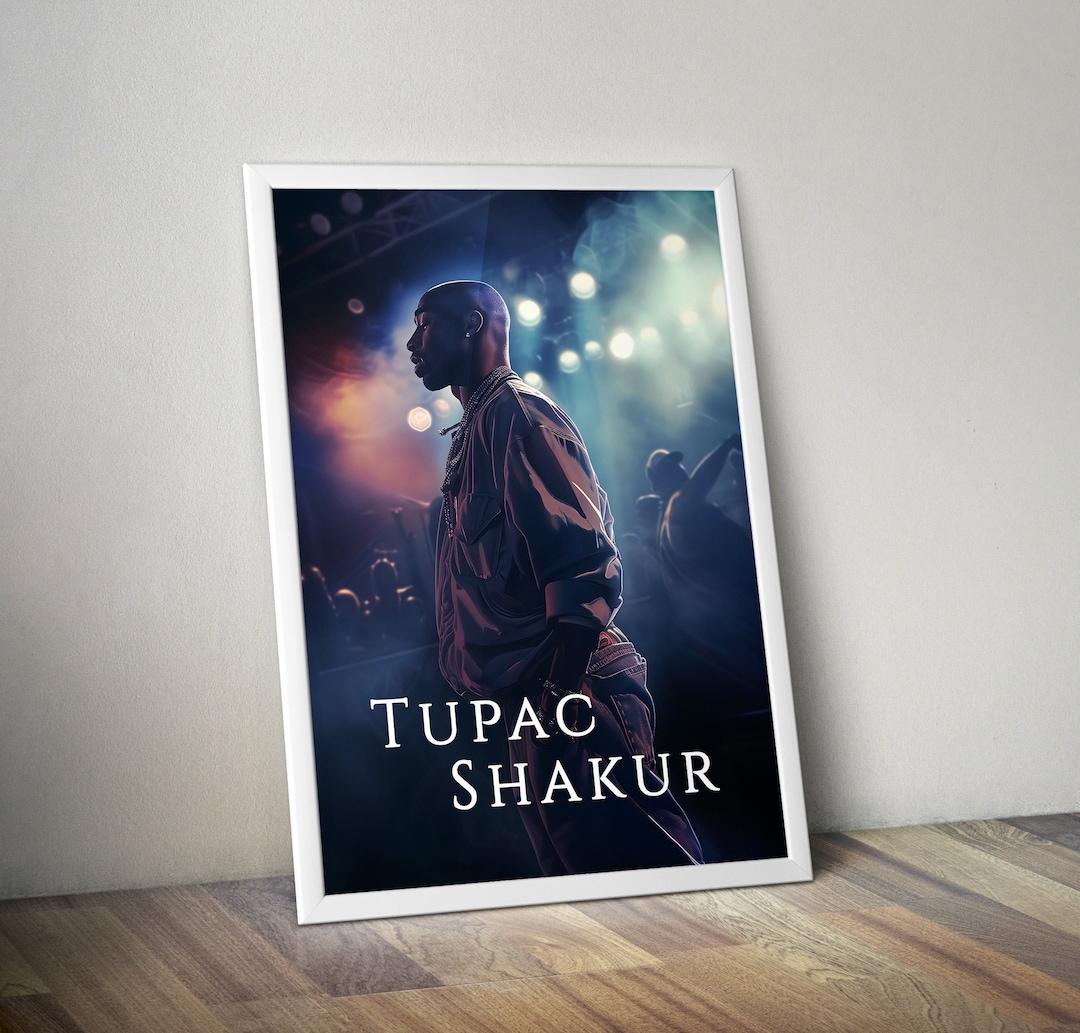 Tupac Shakur Poster Print Artist Illustration Poster Artist Poster ...