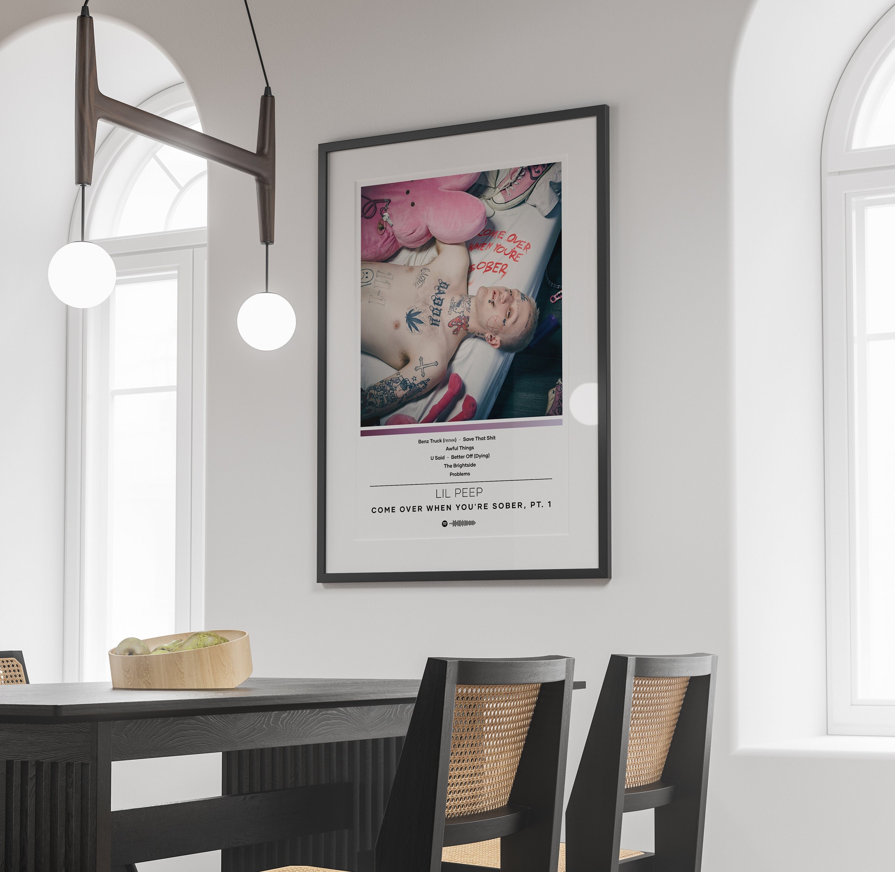 Lil Peep Poster Print Come Over When You're Sober, Pt. 1 Poster Album ...