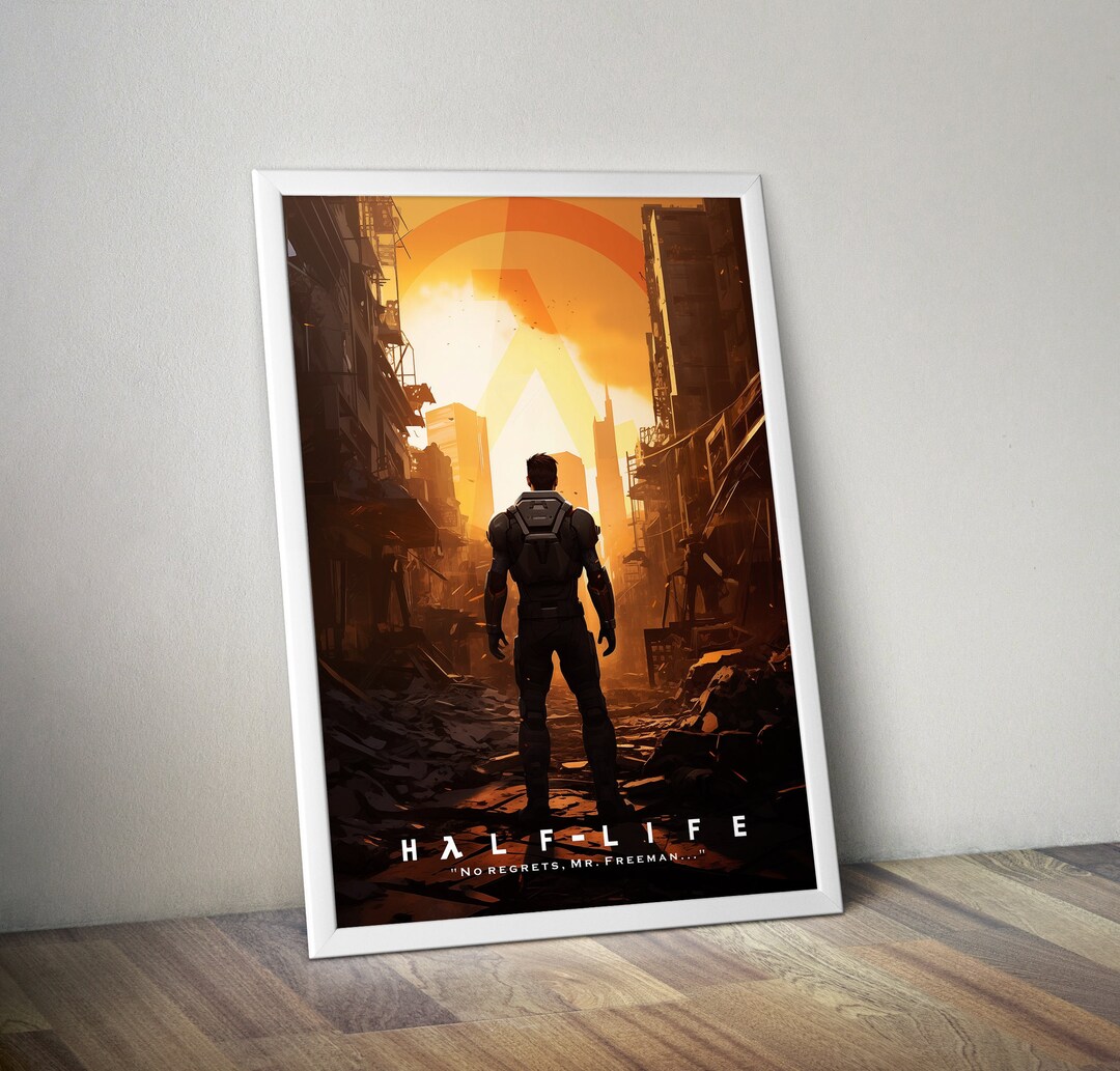 Gordon Freeman Half Life Artwork Half Life Prints Gaming Posters Video ...