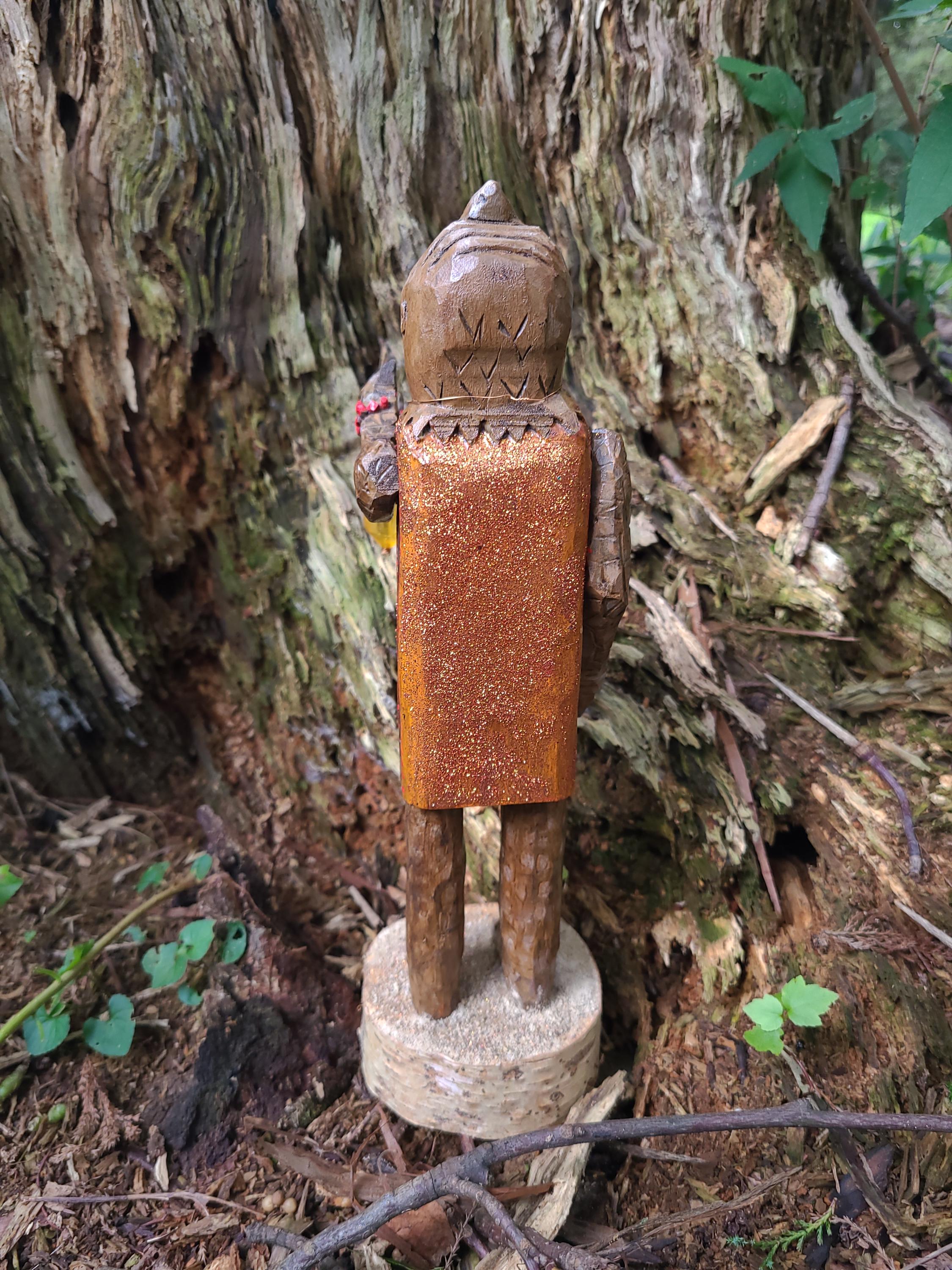 Enik Figurine, Vintage Land of the Lost, OOAK Wood Carving, Nostalgic ...