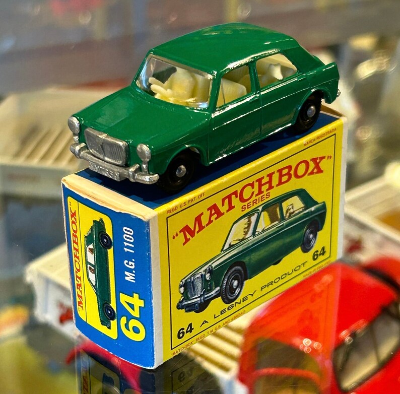 Lesney Matchbox No64 MG 1100 With Original Box. Corgi Dinky Hot Wheels ...