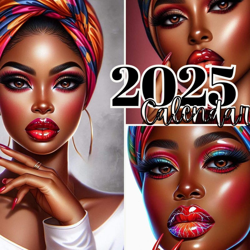 2025 Girl Calendar - Etsy