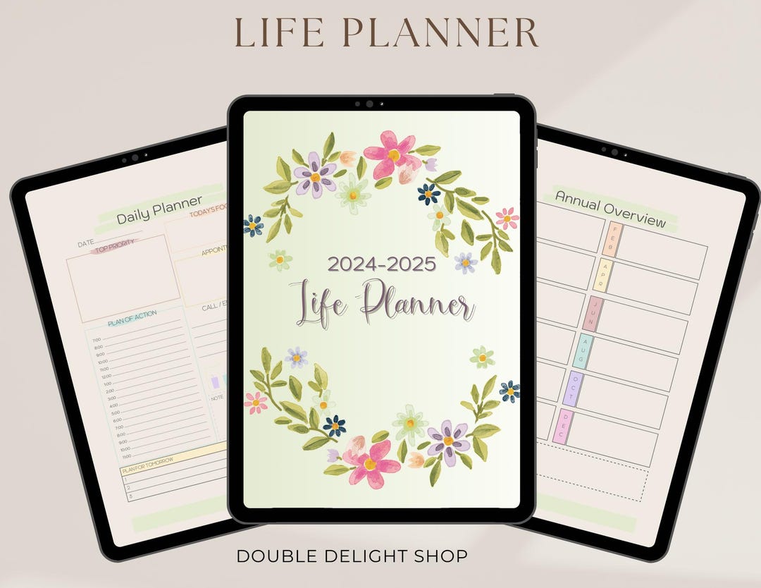 Life Planner Bundle | Printable, Digital PDF | Home Management | All in ...