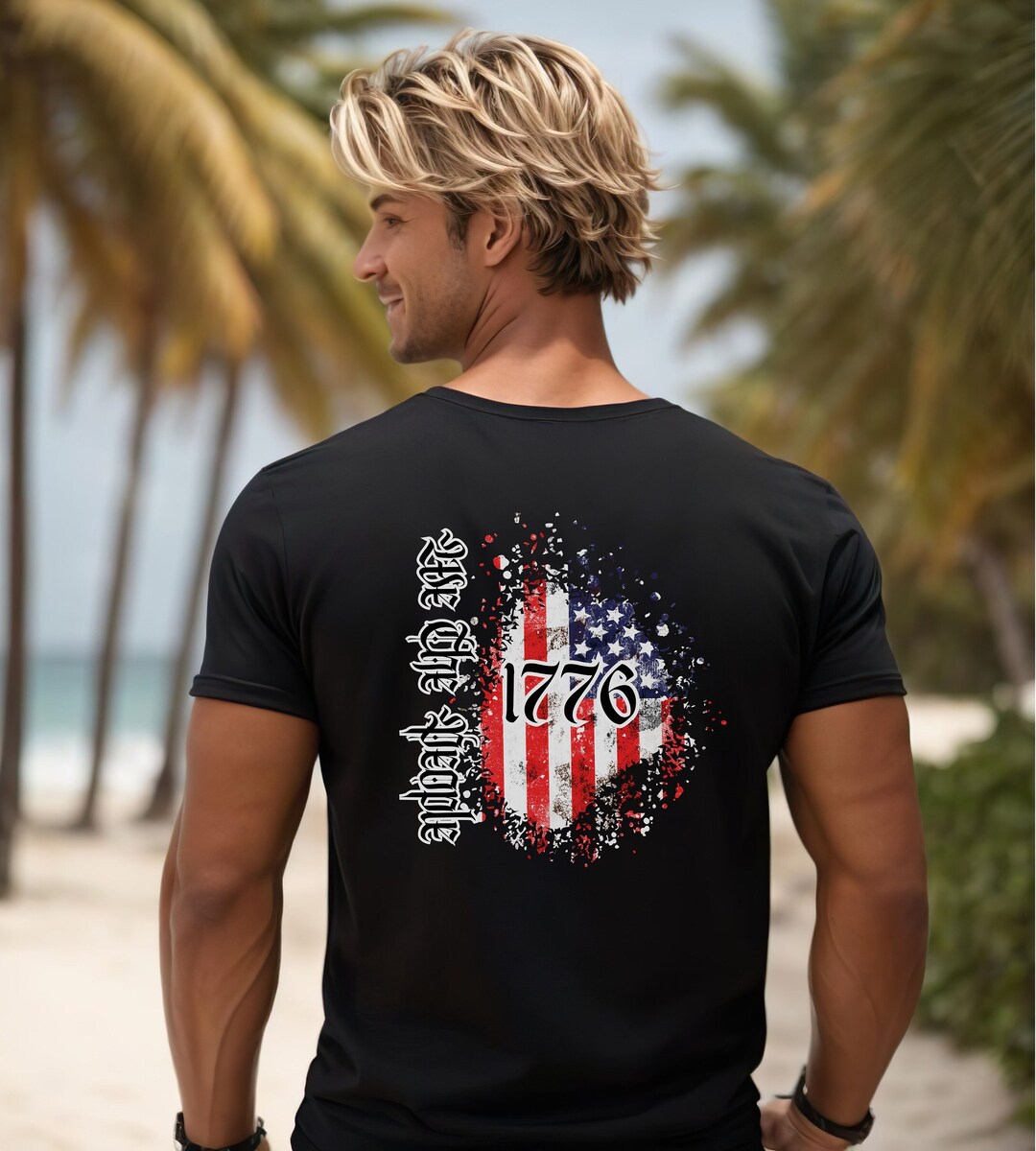 USA 1776 Shirt, 1776 USA Flag Shirt, Red White Blue Shirt, 4th of July ...