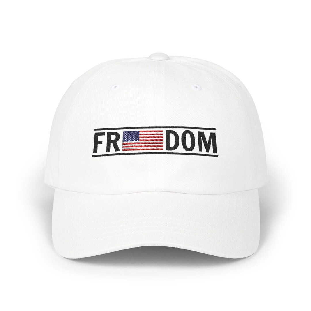 Classic American Flag Patriotic Ball Cap, Freedom Loving Unisex Hat ...