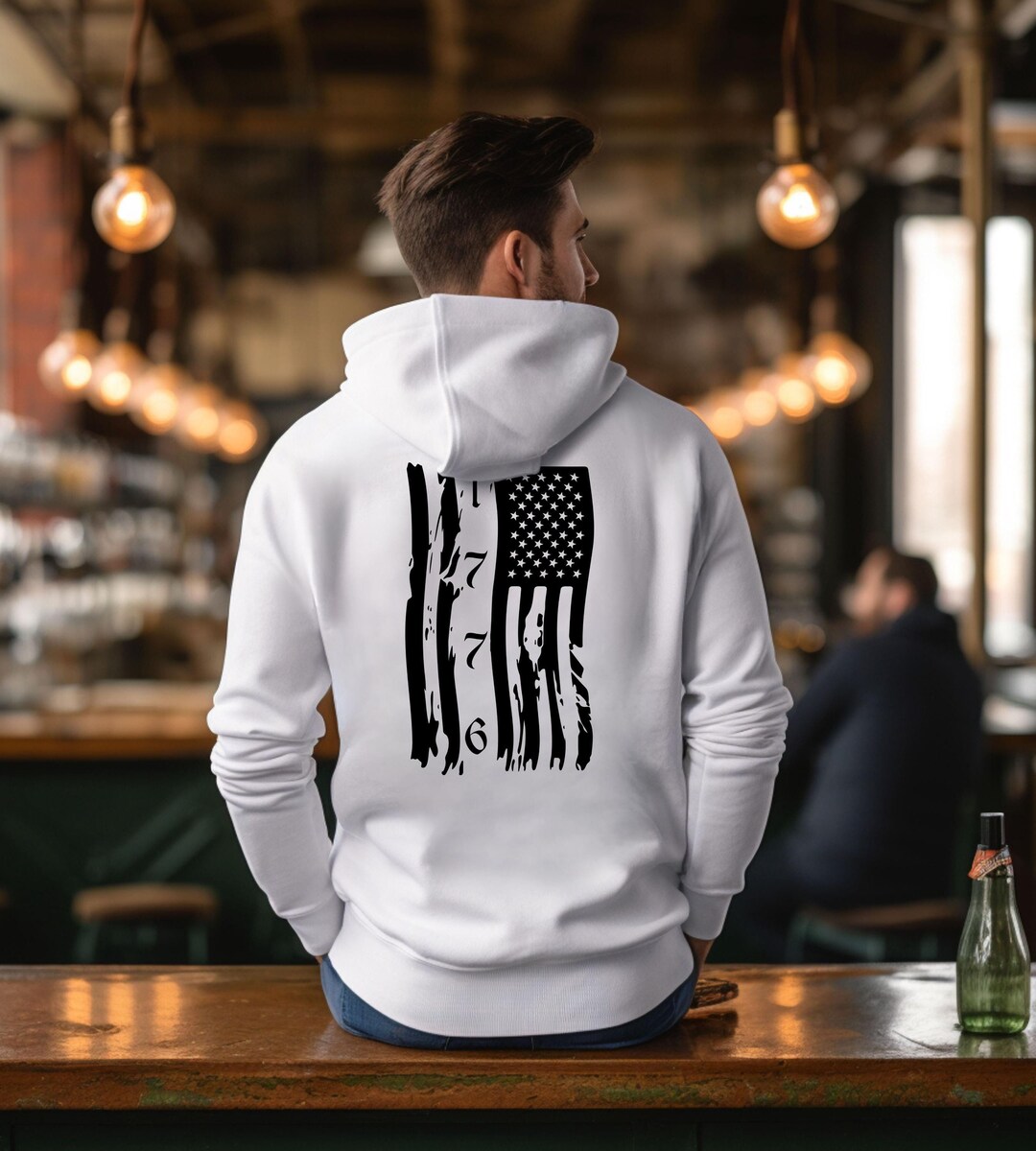 Patriotic Hoodie, 1776 American Flag Sweatshirt, Patriot USA Hoodie ...