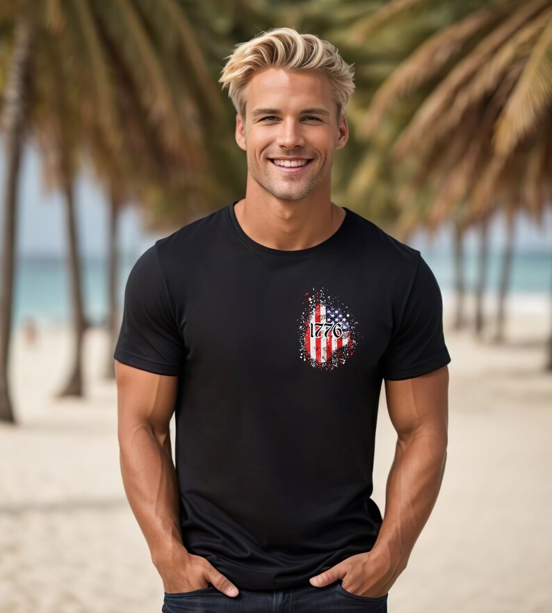 USA 1776 Shirt, 1776 USA Flag Shirt, Red White Blue Shirt, 4th of July ... USA 1776 Shirt, 1776 USA Flag Shirt, Red White Blue Shirt, 4th of July ...