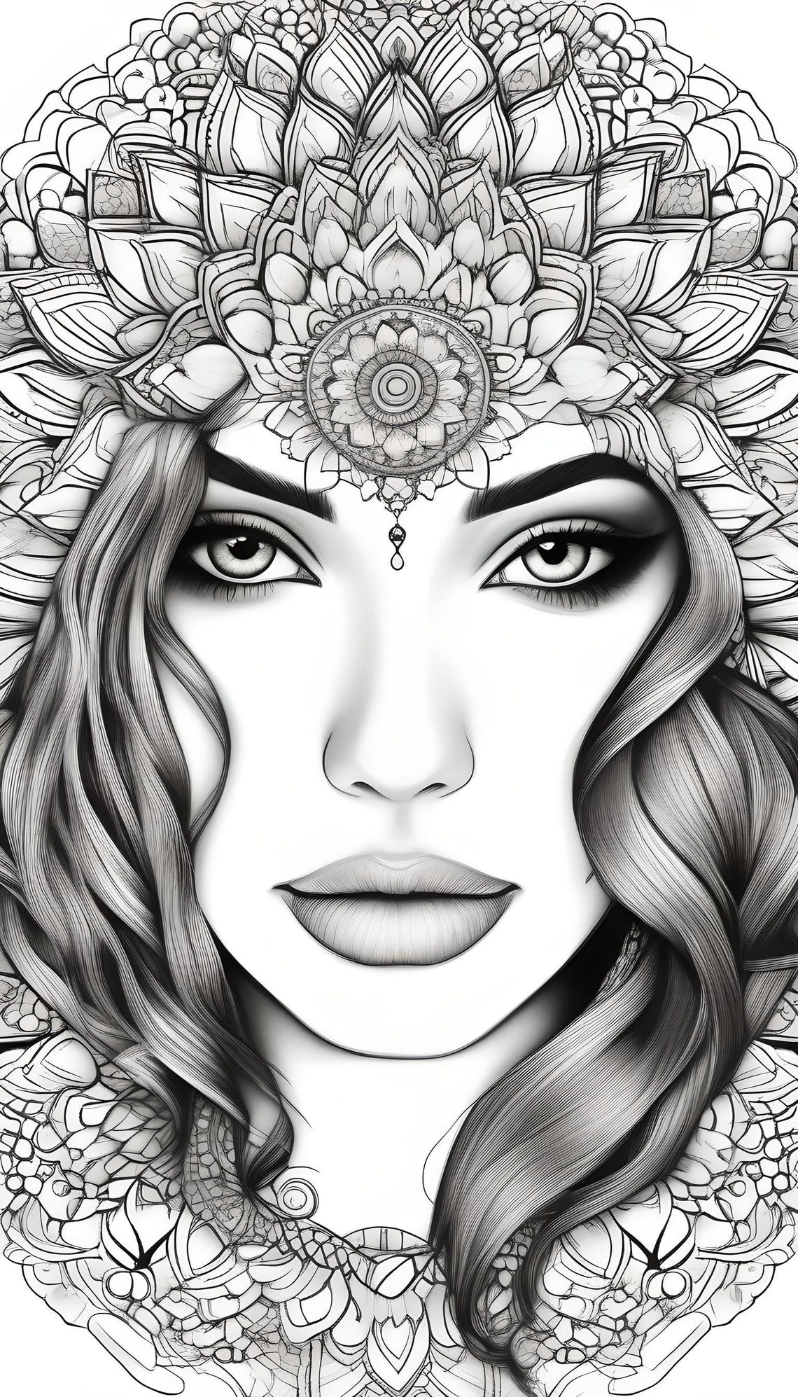 12 Coloring Pages. Printable Digital Coloring Pages for Adults and ...