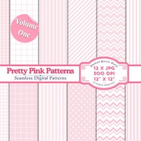 Magenta and Gold Digital Paper – Seamless Printable Backgrounds ...