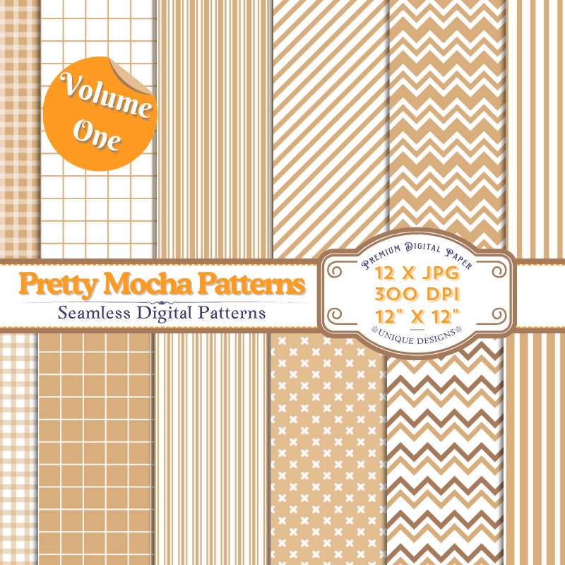 Mocha Patterns - Etsy