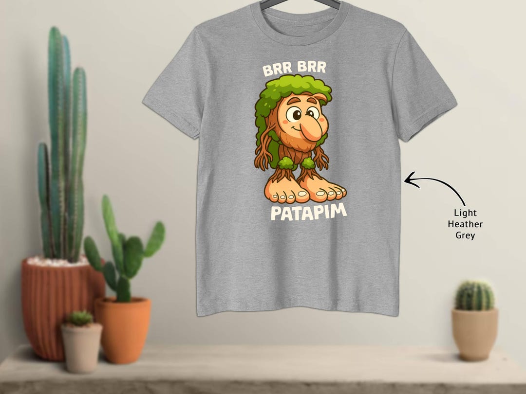 Brr Brr Patapim Tree Italian Brainrot Meme Kids Men Women Tren T-shirt ...