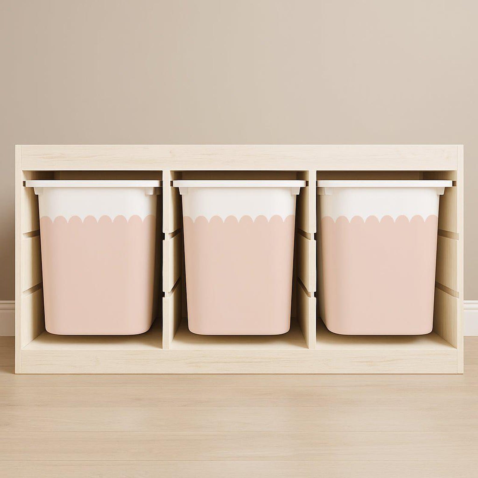 Wavy Scallop Stickers for Ikea Trofast Drawers - Etsy Canada