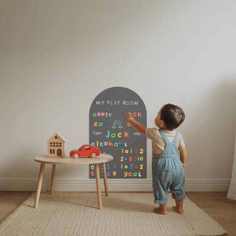 Removable Magnetic Arch Chalk Board Wall Sticker - Etsy