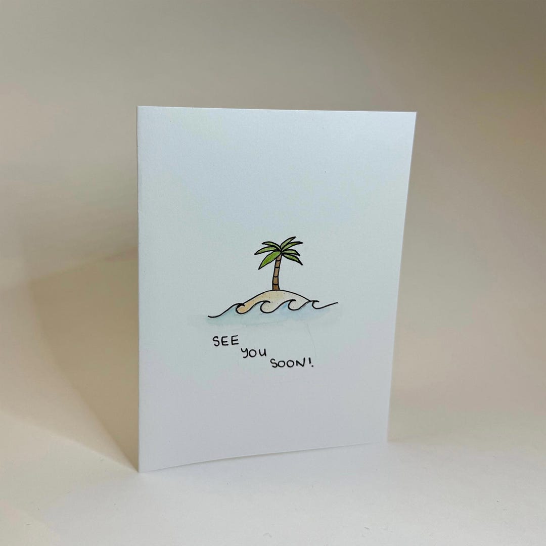 Island Vacation Card - Etsy