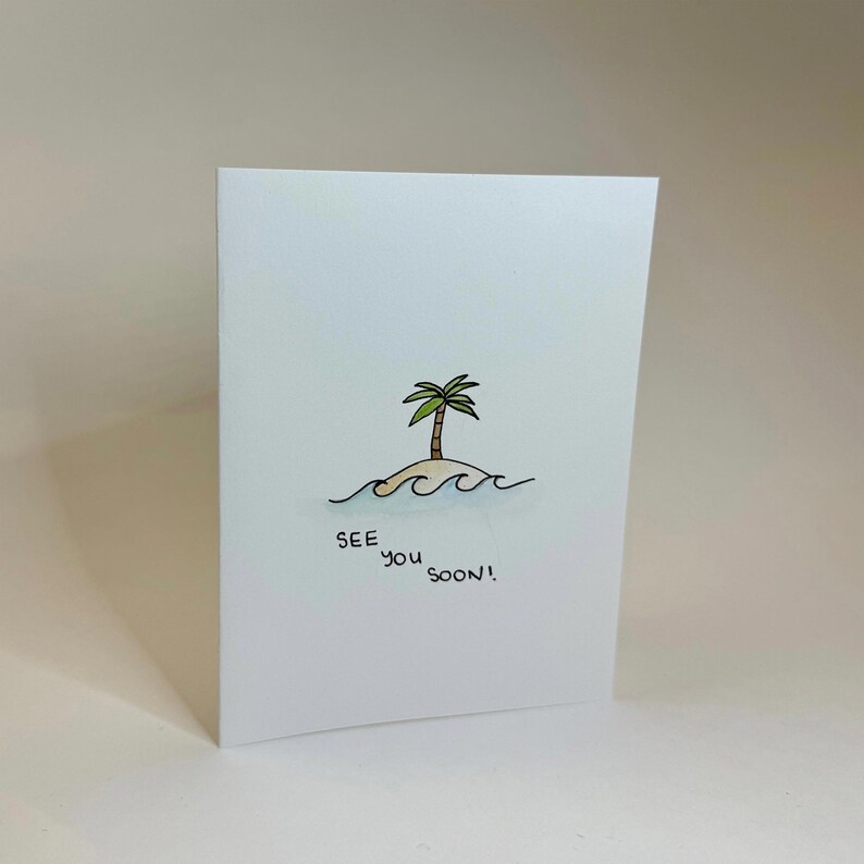 Island Vacation Card - Etsy