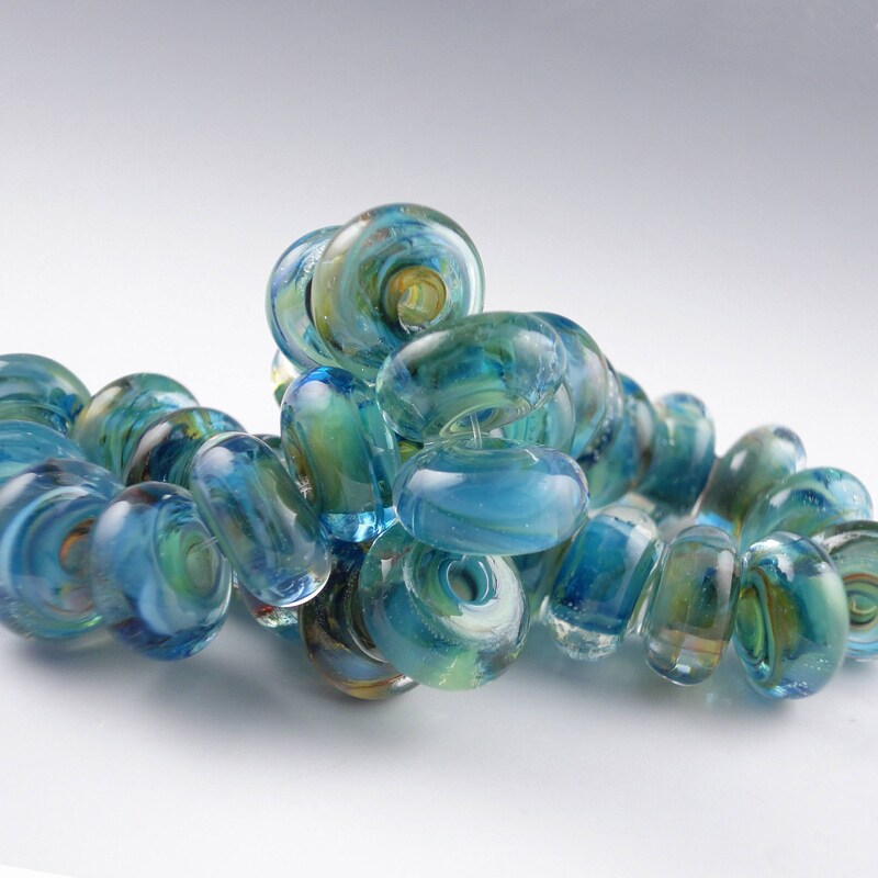 Handmade Glass Beads - Etsy