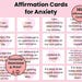 Affirmation Cards for Anxiety, Printable Positive Daily Affirmations ...