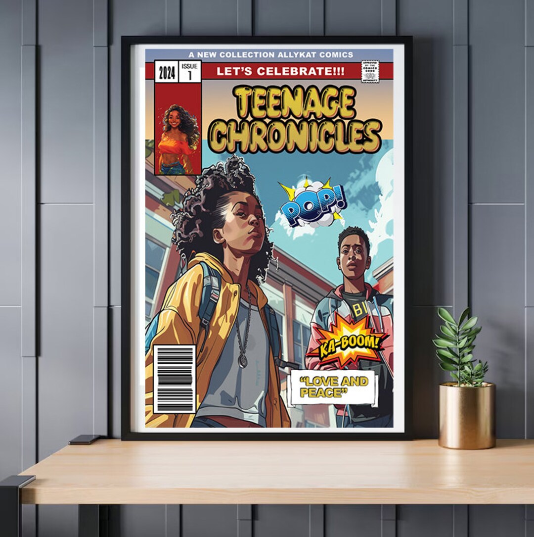 Personalized Comic Book Cover Style Poster - Etsy
