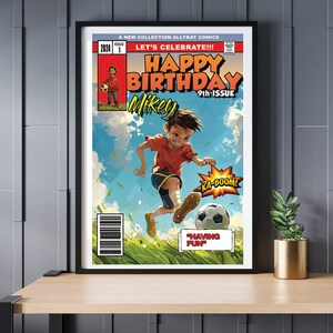 Personalized Comic Book Cover Style Poster - Etsy