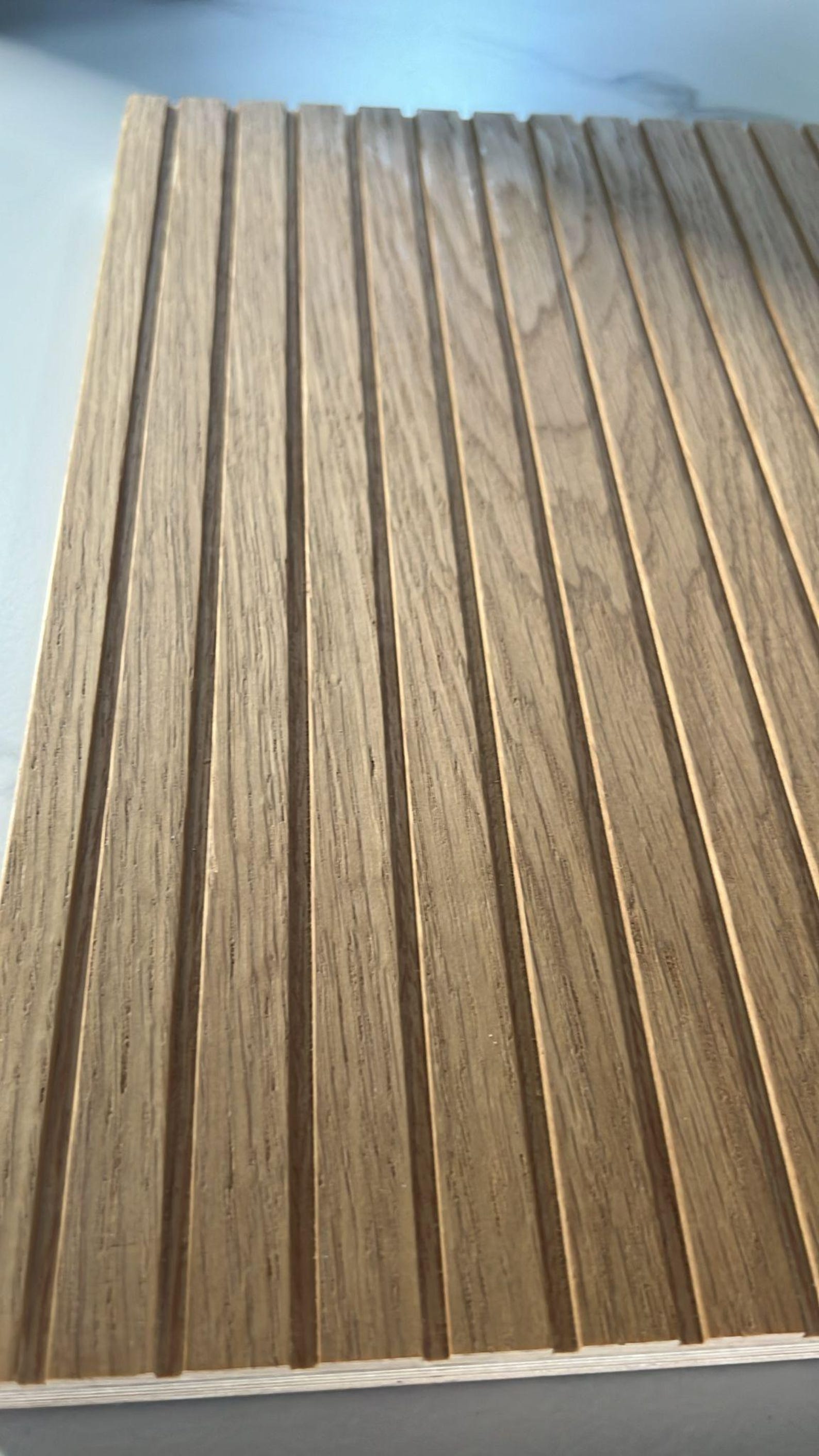 Floating Bathroom Vanity With Grooves Teak , Walnut or Oak - Etsy