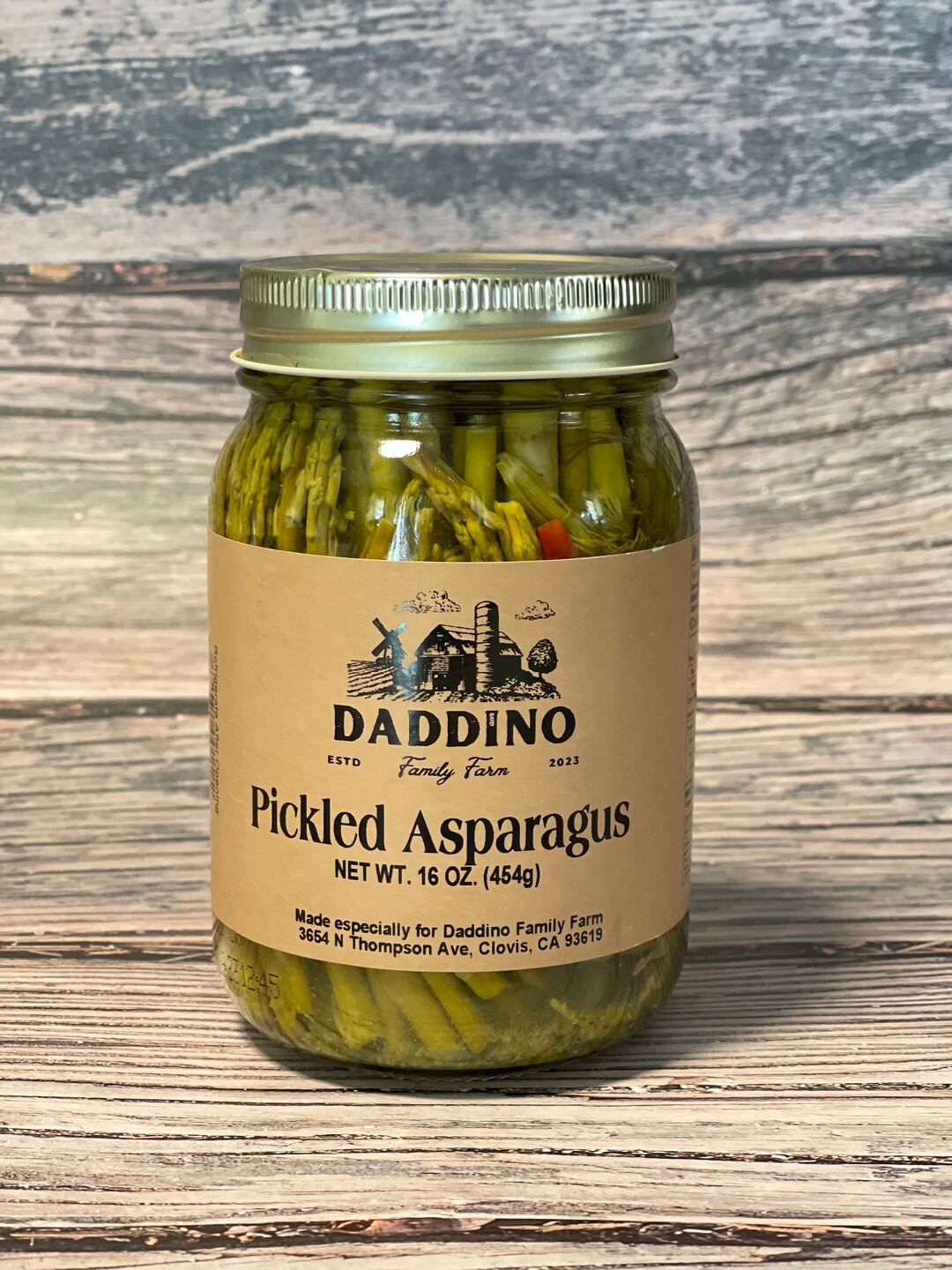 Pickled Asparagus - 16oz Jar - Etsy