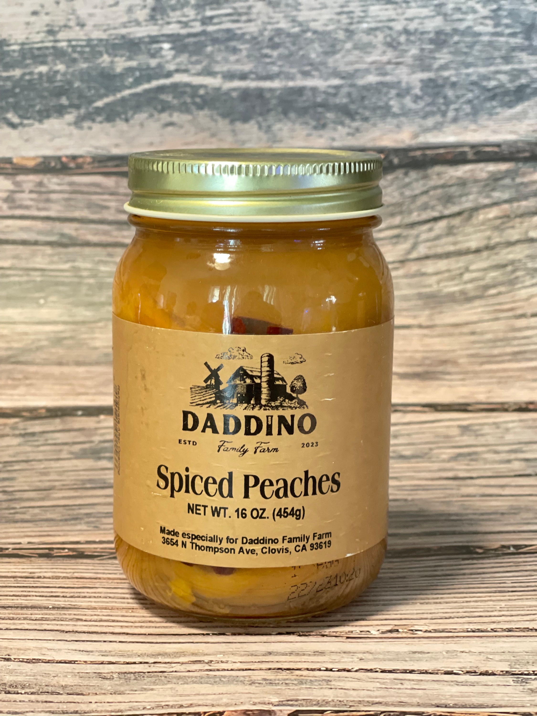 Spiced Peaches - 16oz Jar - Etsy