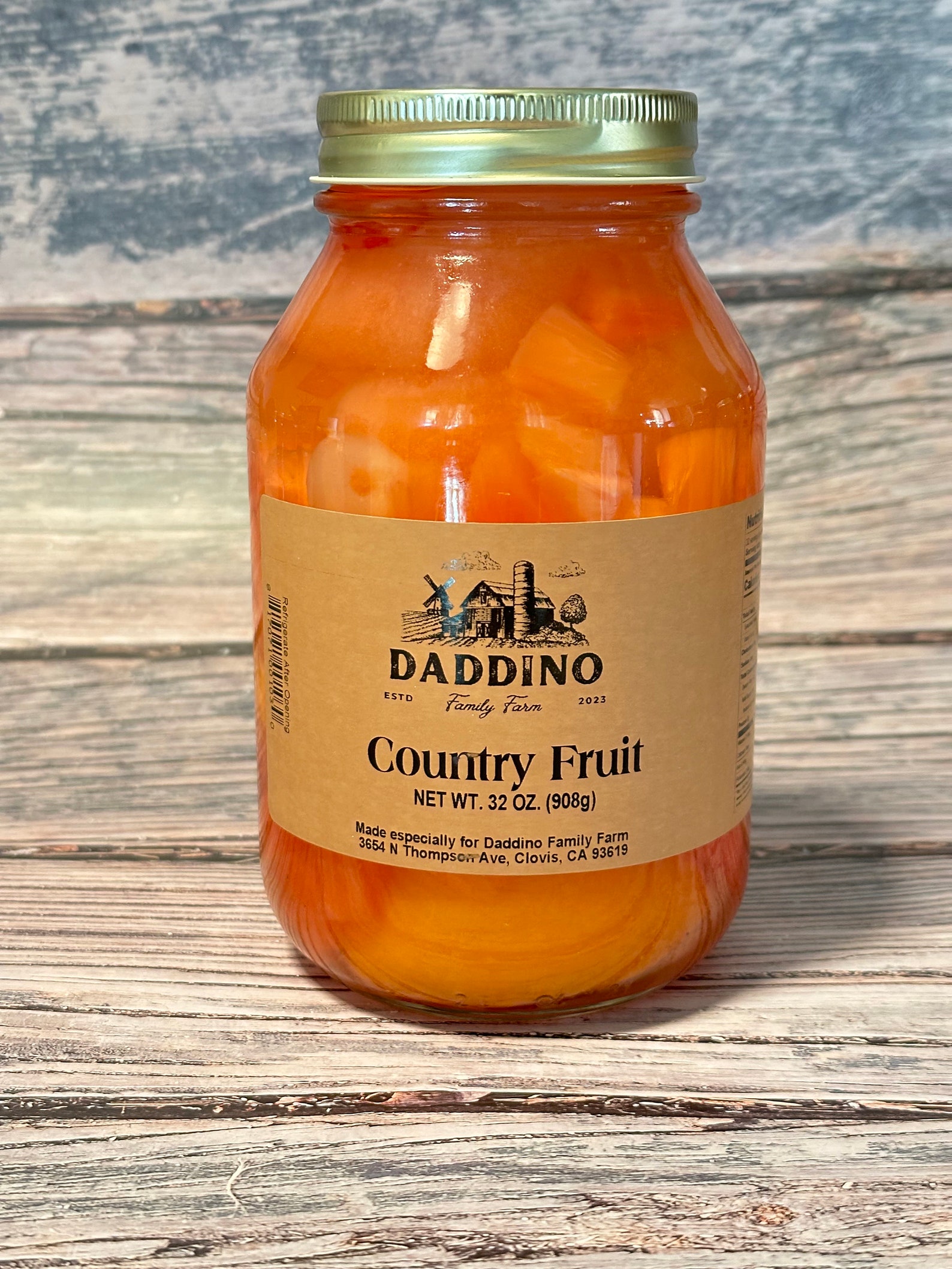 Country Fruit - 32oz Jar - Etsy