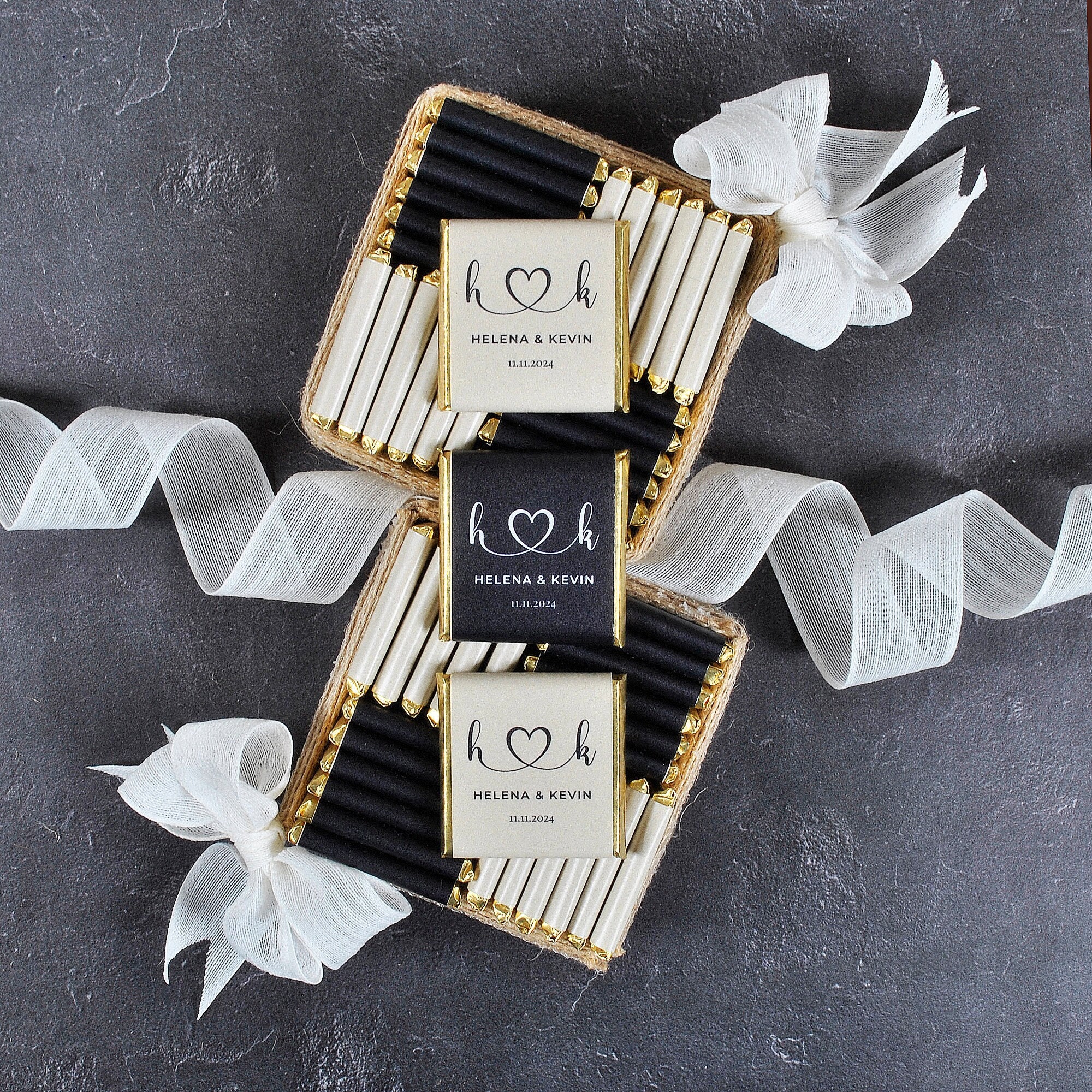 50 Pcs Wedding Chocolate, Wedding Chocolate Favors, Customized ...