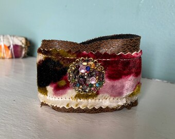 Velvet Cuff | Etsy